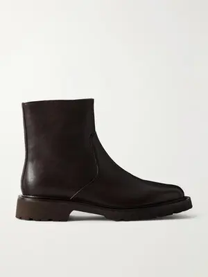 Legres 61' Washed Leather Ankle Boots - Brown