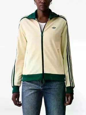 Adidas Logo-embroidered Striped Track Jacket