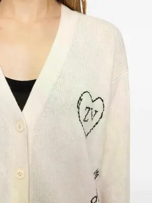 Zadig&Voltaire Mirkaz" 100% Cashmere Cardigan