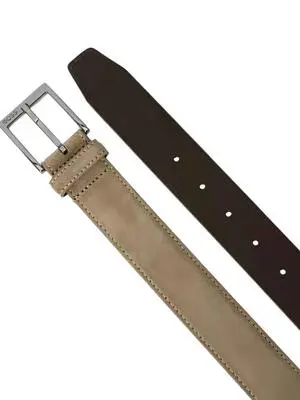 BOSS Suede Finish Buckle-fastening Belt
