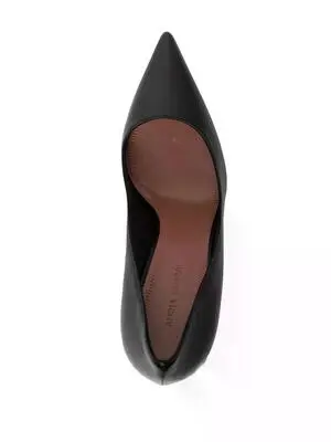 Amina Muaddi Sculpted Heel Pumps