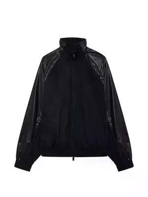 ANINE BING Reza Jacket With Contrasting Coated Sleeves