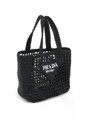 Prada Raffia Tote Bag