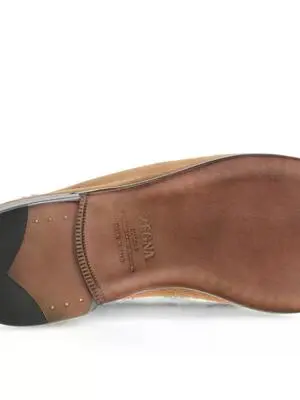 Zegna L'asola Suede Loafers