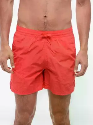 Nike Logo-embroidered Swim Shorts - Orange