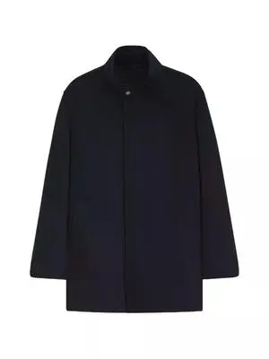 BOSS Formal Coat In Italian Fabric With Stand Collar