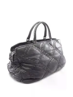Bottega Veneta Intrecciato Leather Two-way Handbag