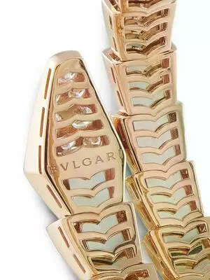 BVLGARI Serpenti Viper Diamond Bracelet In 18k Rose Gold