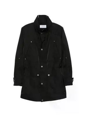 Off-White Racing Staff Logo-embroidered Storm-flap Coat