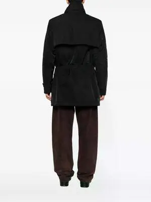 Off-White Racing Staff Logo-embroidered Storm-flap Coat
