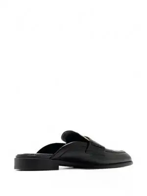 Burberry Check And Leather Opal Mules