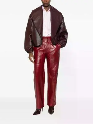 Isabel Marant Étoile Valka High-waisted Leather Trousers