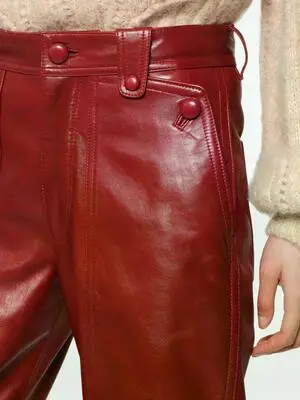 Isabel Marant Étoile Valka High-waisted Leather Trousers
