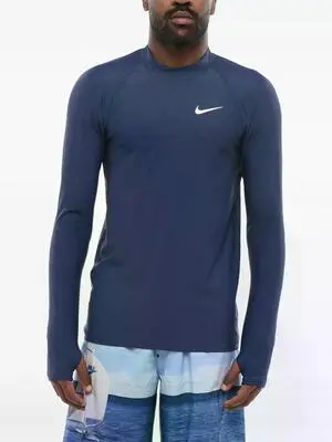Nike Swim Whitewater Long-sleeve Rashguard T-shirt - Blue