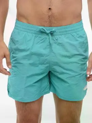 Nike Sneaker-patch Drawstring Swim Shorts - Blue