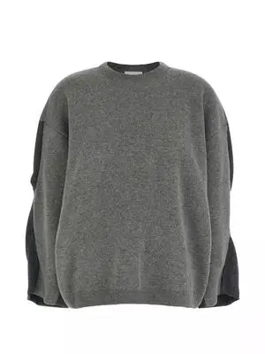 NUDE Two-tone Dropped-shoulder Sweater
