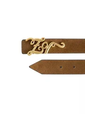 Zadig&Voltaire Reversible Leather Belt With Zv Buckle