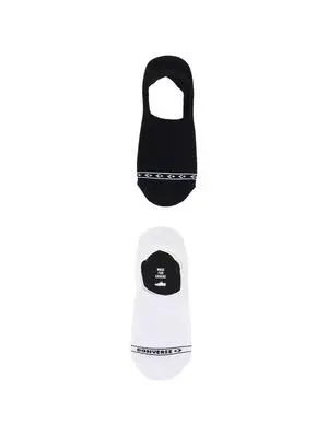 CONVERSE Logo-print Socks - Black