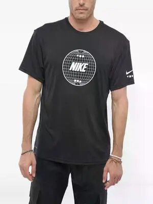 Nike Logo-print T-shirt - Black