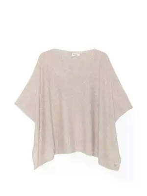 NOTSHY Cashmere Poncho - Neutrals