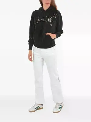 CONVERSE Logo Print Drawstring Hoodie
