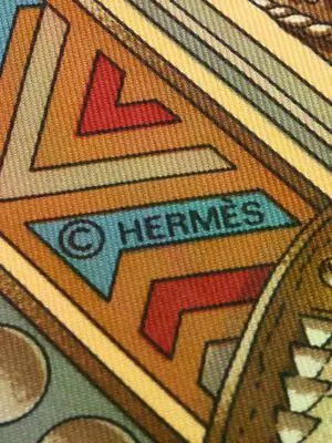 Hermès 2010s L'or Des Chefs Scarf - Yellow