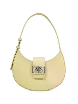 Armani Exchange Logo Plaque Shoulder Bag - Yellow