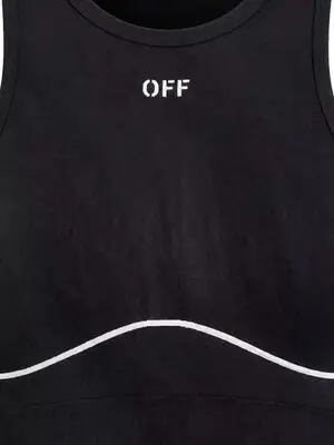Off-White Logo-print Cropped Top