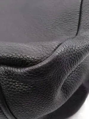 Prada Leather Messenger Bag - Black