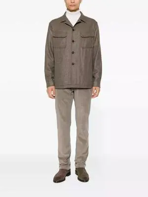 Tagliatore Button-up Wool Jacket