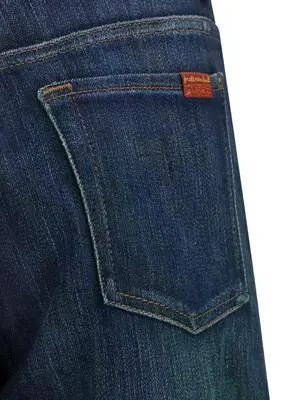 7 For All Mankind Stovepipe Straight-leg Jeans