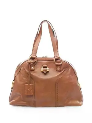 Saint Laurent Leather Tote Bag