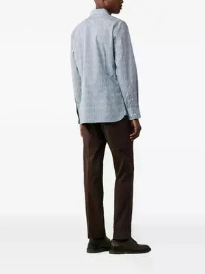 HACKETT LONDON Floral-print Poplin Shirt