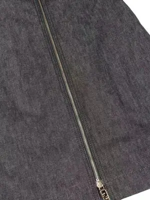 Fendi Pleated Zip-up Dress