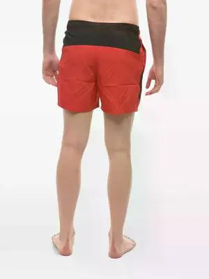 Nike Logo-print Elasticated Swim Shorts - Red