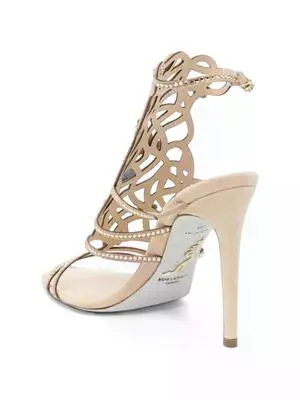 Rene Caovilla 110mm Eden Embellished Sandals