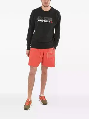 CONVERSE Logo-embroidered Cotton Sweatshirt