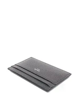 Celine 2020s Grained Card Holder - Black