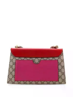 Gucci Padlock Gg Coated Canvas And Leather Medium Shoulder Bag