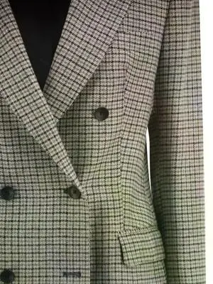 Tagliatore Double-breasted Houndstooth Suit Jacket