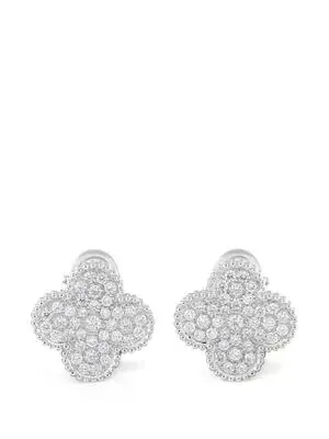 LB EXCLUSIVE Diamond Clover Earrings