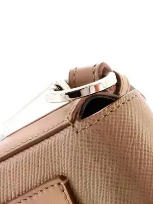 Prada Identity Flap Shoulder Bag In Saffiano And City Calf