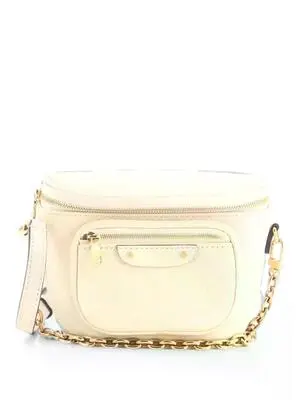 LOUIS VUITTON Bum Bag Monogram Empreinte Leather Mini Belt Bag - Neutrals