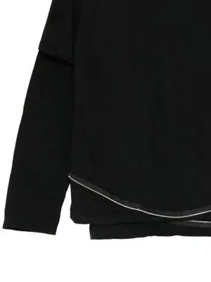 Undercover Zip-detail Layered Long-sleeve T-shirt