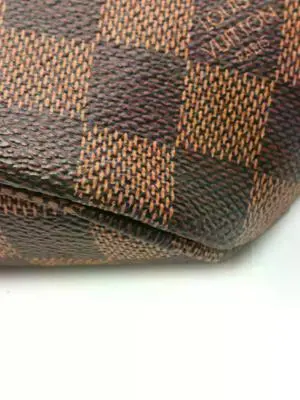 LOUIS VUITTON Damier Ebene Neverfull Tote Bag
