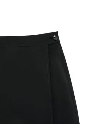 Prada 2000s Wrap-style Mini Skirt