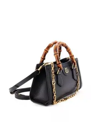 Gucci Diana Nm Convertible Leather Small Shoulder Bag