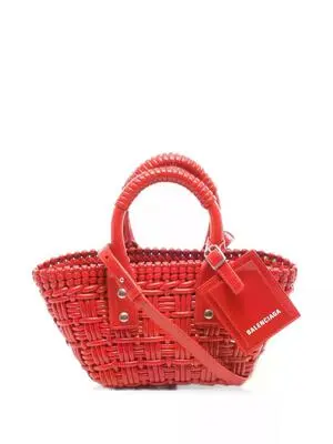 Balenciaga 2010s Bistro Basket Handbag - Red