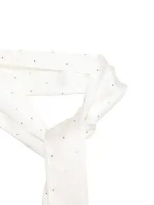 TOM FORD Crystal-embellished Fringed Scarf