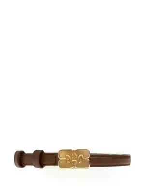 GANNI GANNI Small Kat Leather Belt With Butterfly Buckle